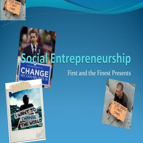Introduction to Social Entrepreneurship | PPTX