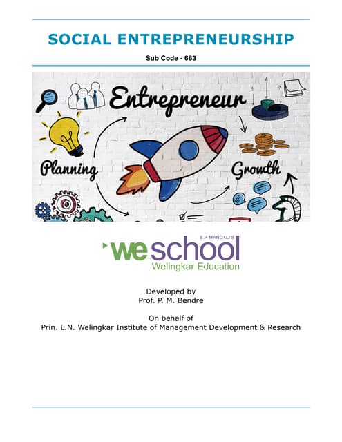 Report on entrepreneurship | PDF