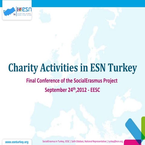 Social erasmus turkey_eesc_sept2012 | PPT