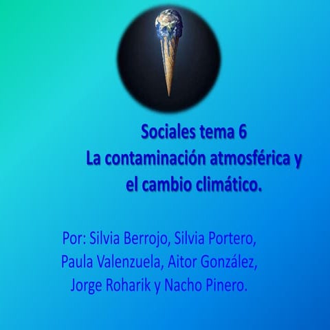 Problemas medioambientales de las ciudades. | PPT