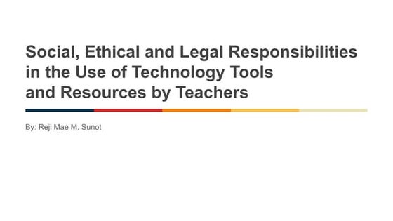 ICT POLICIES, ICT SAFETY ISSUES AND USES OF ICT IN TEACHING AND ...