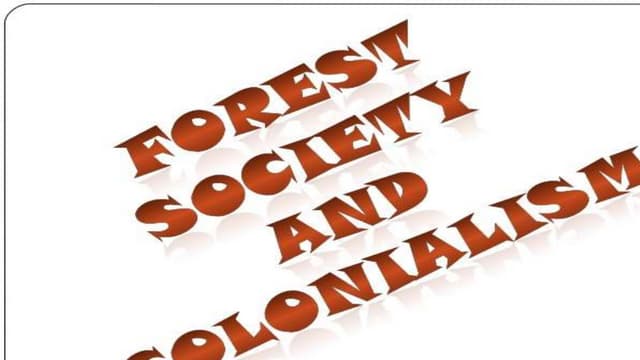 Social Forest Transforestation In Java Pptx