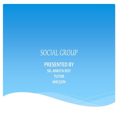 Social group | PPTX
