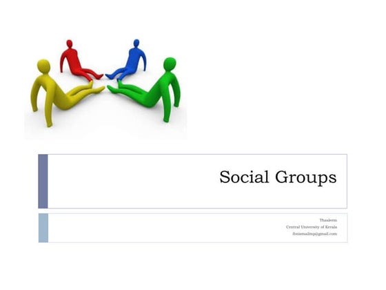 Social groups | PPTX