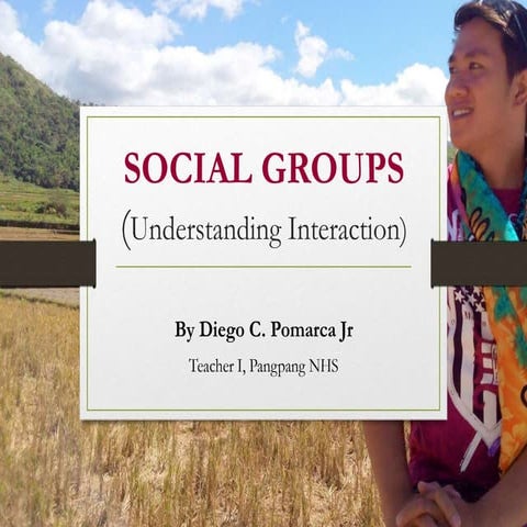 Social groups by diego pomarca | PPTX
