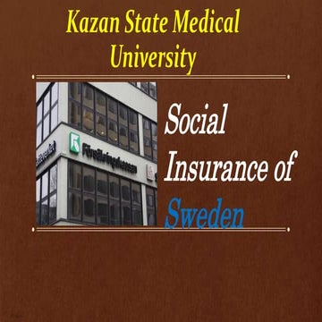 Social health care in sweden | PPTX