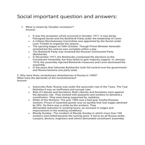 Russian revolution | PDF