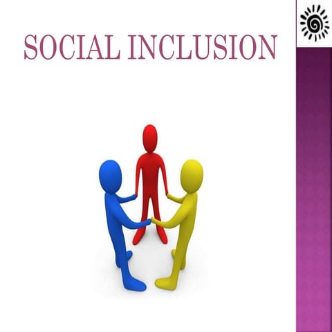 Social inclusion | PPTX | Physical Therapy | Wellness