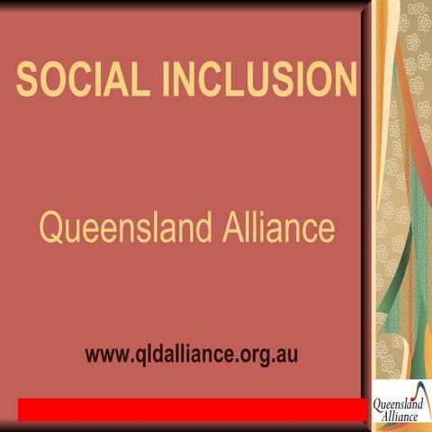 Social Inclusion Presentation | PPT