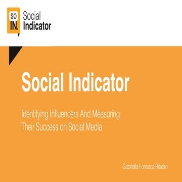 Social indicator - Identifying Influencers And Measuring Their Success ...