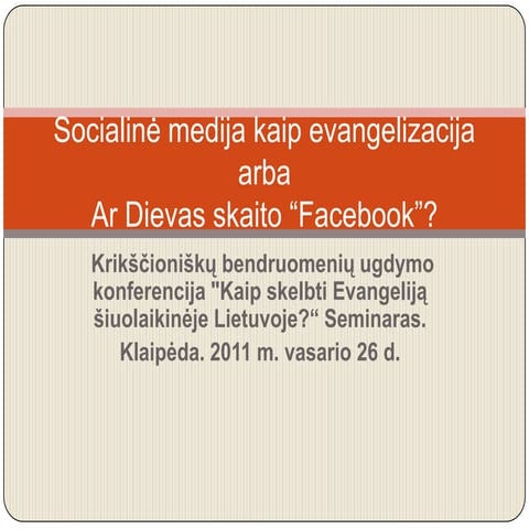 Krikscionybe ir mokslas | PPTX