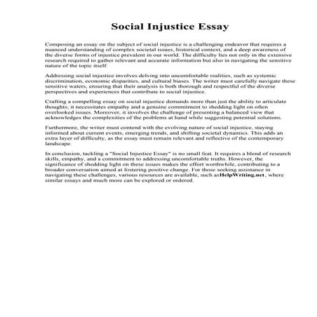 Social Injustice Essay.pdf