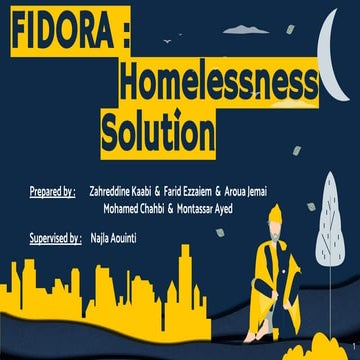 Homeless people info in french and some templates | PPTX