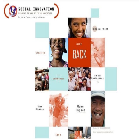 Social innovation project proposal uph [team noexcuse] | PDF