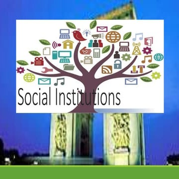 Social institution | PPTX