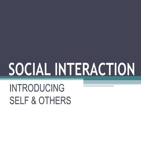 Social interaction useful expressions | PPT
