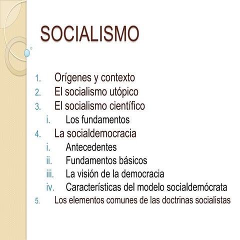 Socialismo | PPTX