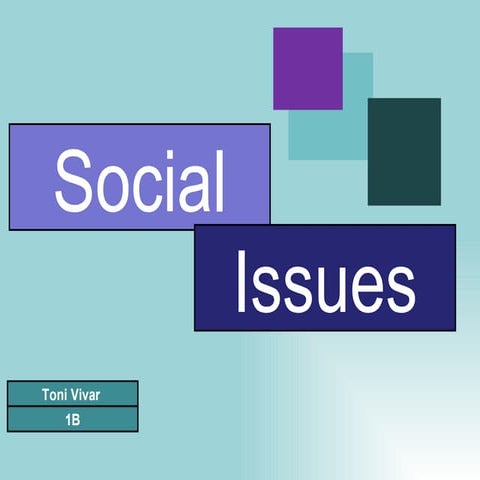 Social Issues | PPT