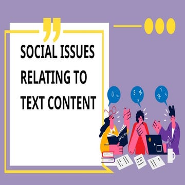 Social science issues in the society and in school | PPT