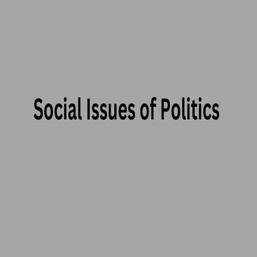 Social Issues of Politics.pdf