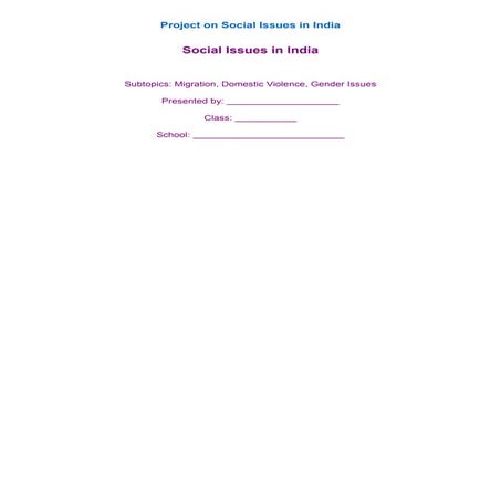 Social_Issues_Projectt that is not very helpful | PDF