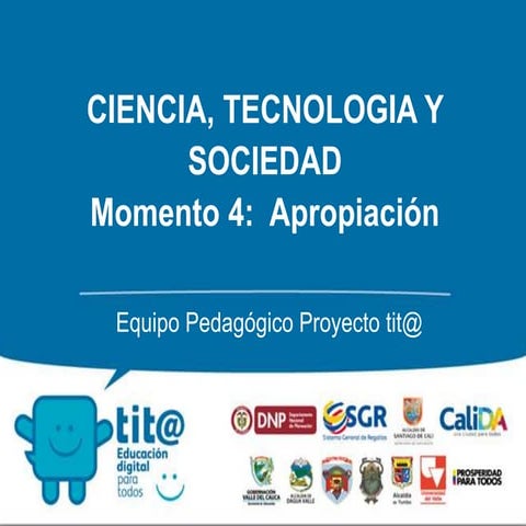 CIENCIA TECNOLOGÍA Y SOCIEDAD | PPTX