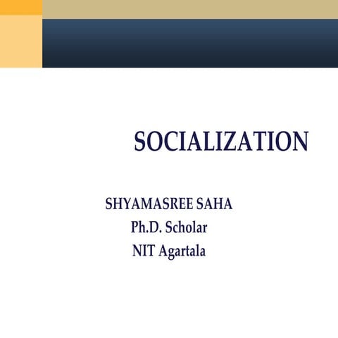 Socialization | PPT