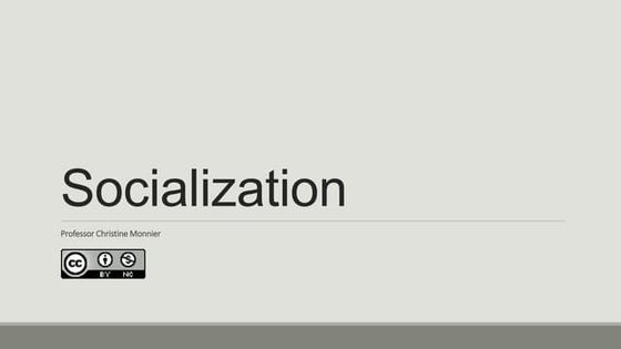 Socialization | PPT