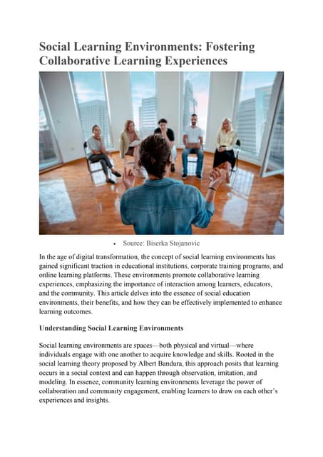 Learning community | PPT