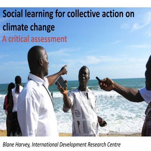 Social learning for collective action on climate change | PPTX