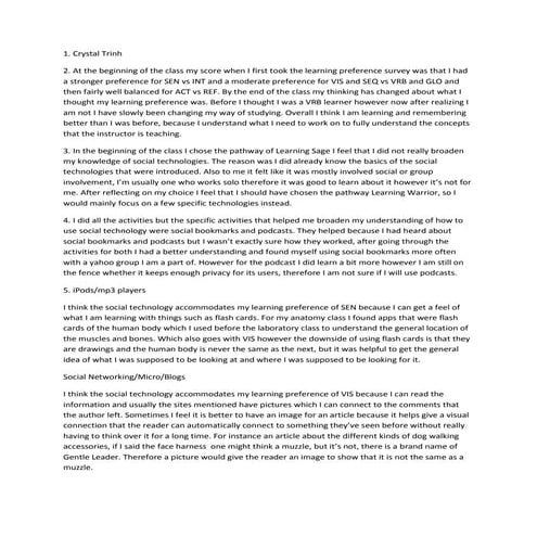 Social media synthesis | DOCX