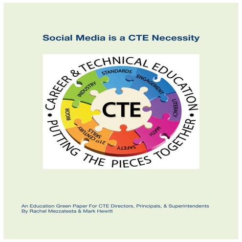 Social Media is a CTE Necessity | PDF