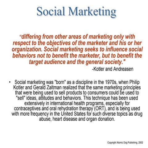 Social marketing | PPT