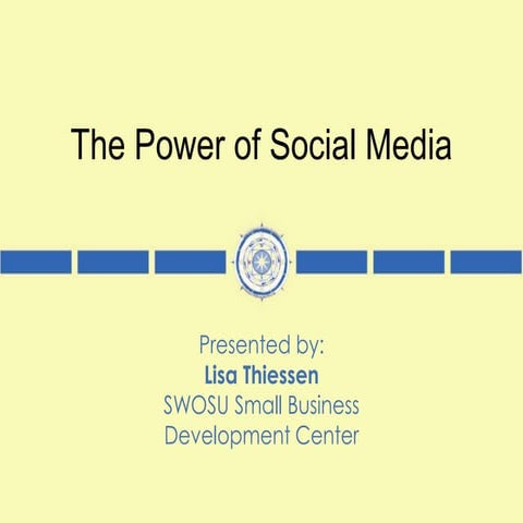 The Power of Social media | PPTX