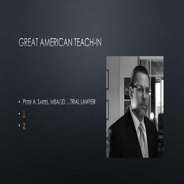 Presentation for the Great American Teach-In at Carwise Middle School | PPT