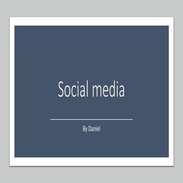 Social media PowerPoint | PPT
