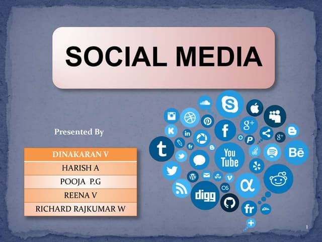 Impact of social media on youth | PPTX