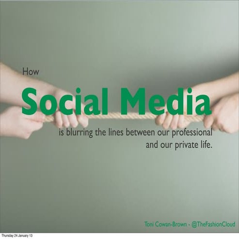 Social media blurring the lines between the private and the public | PDF