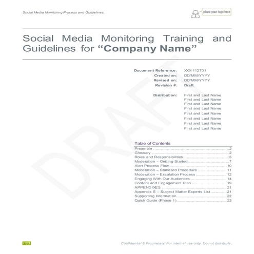 Social media guidelines-sample | PDF