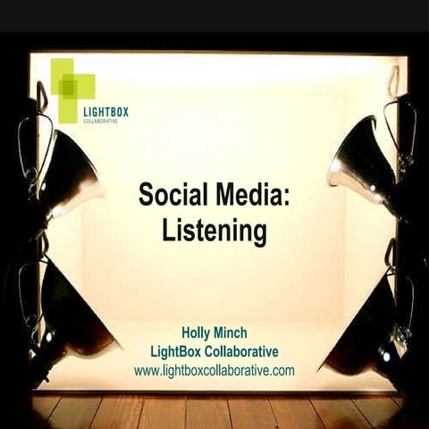 Social Media Listening | PPT