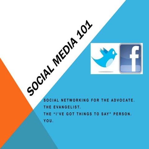 Social media 101: Evolve! | PPTX