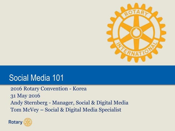 How To Promote Your Rotary Club | PPT