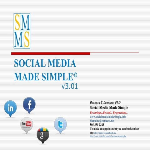 Social media made simple v2.0 | PPT