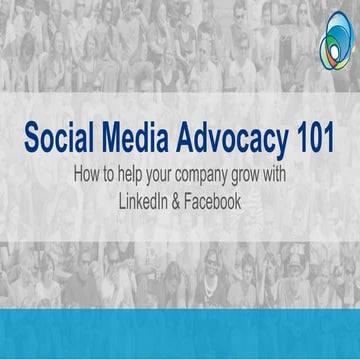 Social Media Advocacy 101 | PPTX