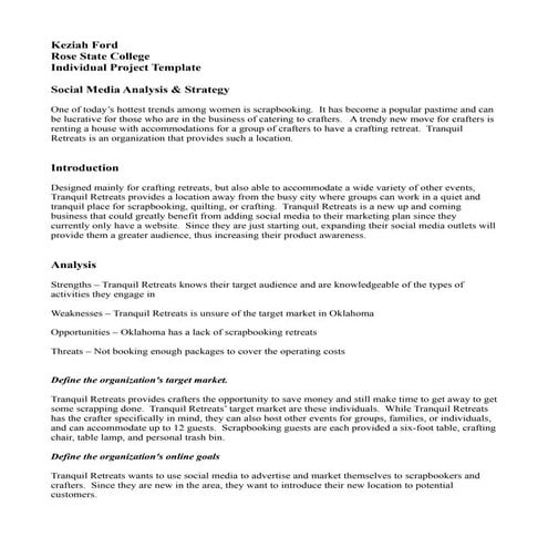 Social Media Analysis | PDF