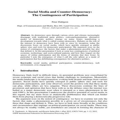Social Media and Politics | PPT
