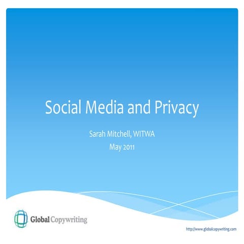 Social Media and Privacy | PPTX