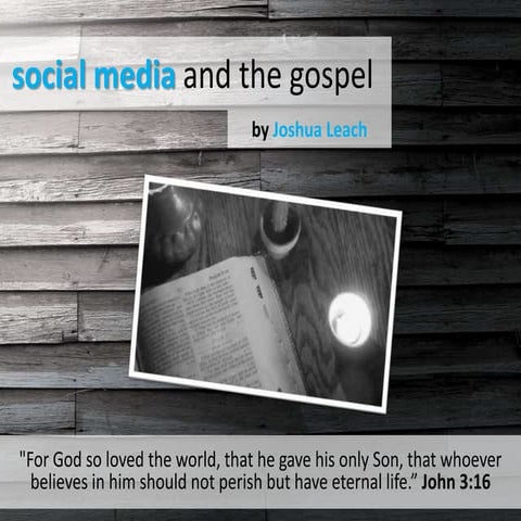 Social Media and God | PPTX