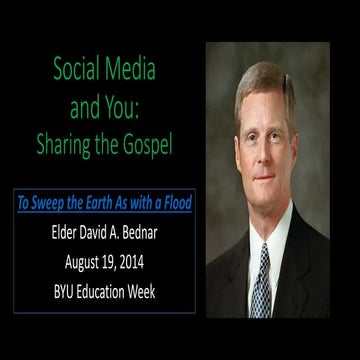 Social Media and You: Sharing the Gospel (LDS target audience) | PPTX ...