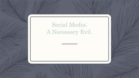 Social Media and Mental Health | PPT